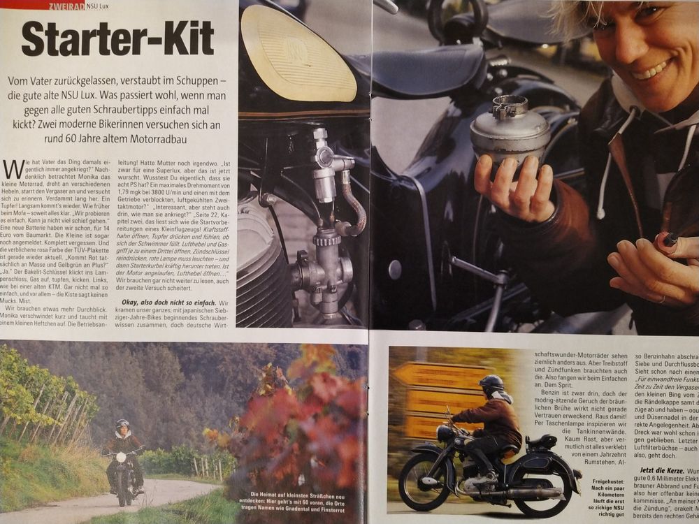 Bericht Motorrad NSU Lux | Kaufen auf Ricardo