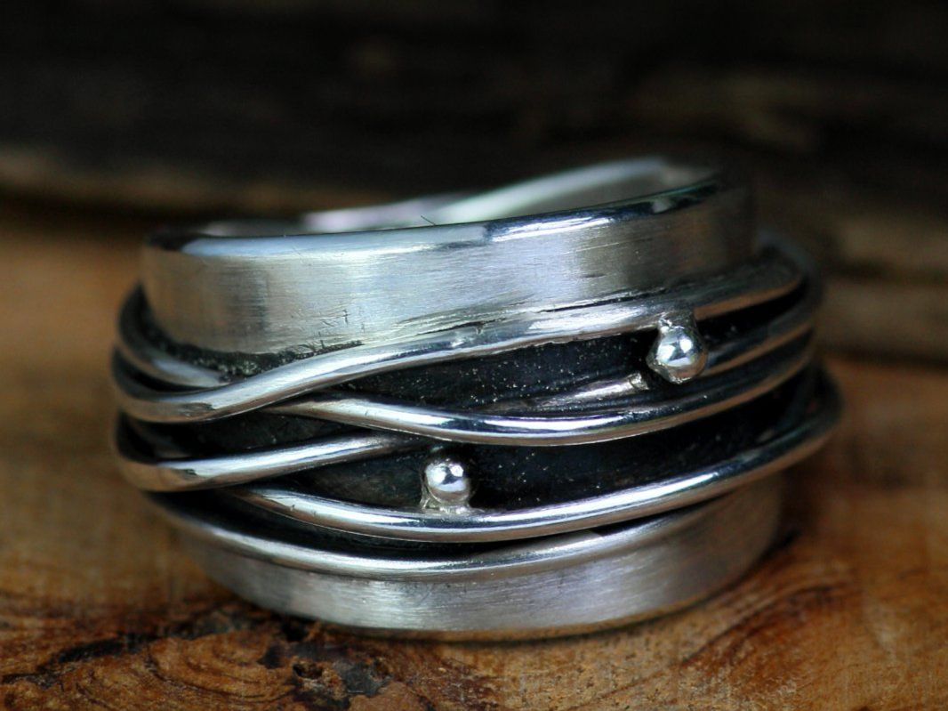 INFINITUS NEXUS Ring in Silber 925 · Grösse EU 51 (Neu und ...