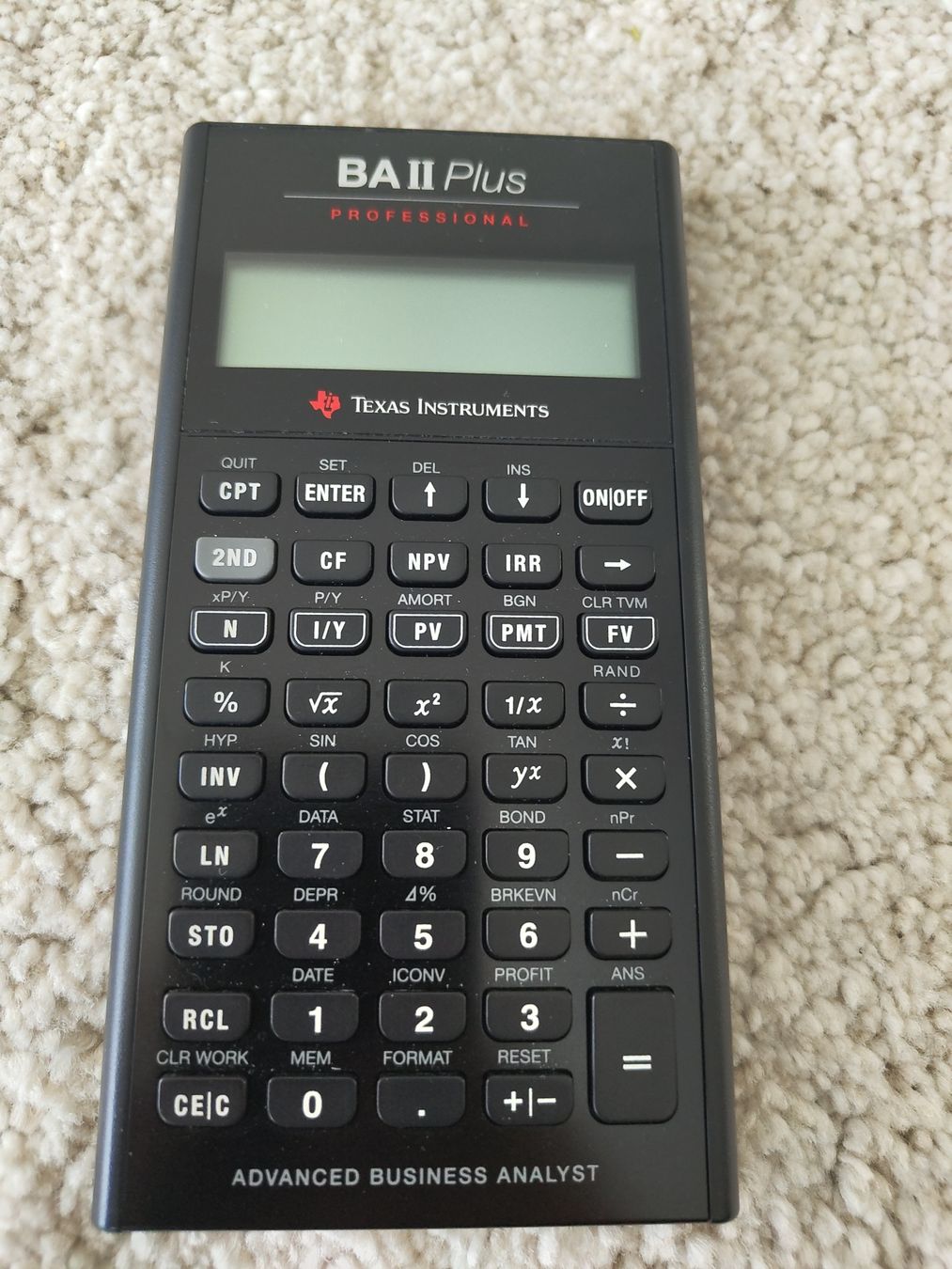 Texas Instruments BA II Plus Professional (Gebraucht) in Zürich für CHF ...
