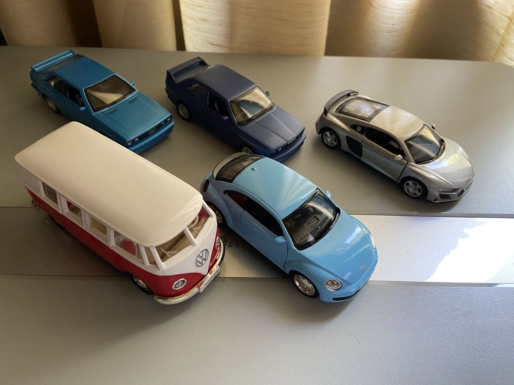 Modellauto Lot: VW Beetle Audi Quattro & R8 BMW M3 VW Bulli (Neu ...