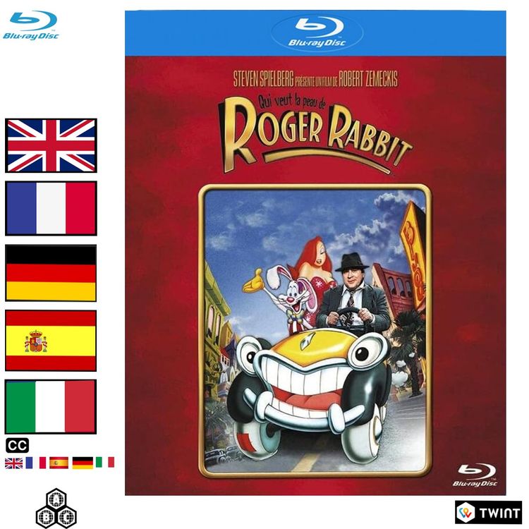 Qui veut la peau de Roger Rabbit (1988) - Blu-ray (D'occasion) à ...