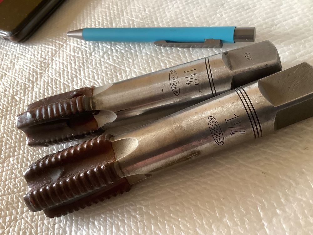 BSW 1 1/4“ Whitworth Hand Gewindebohrer, unbenutzt REISHAUER | Kaufen ...