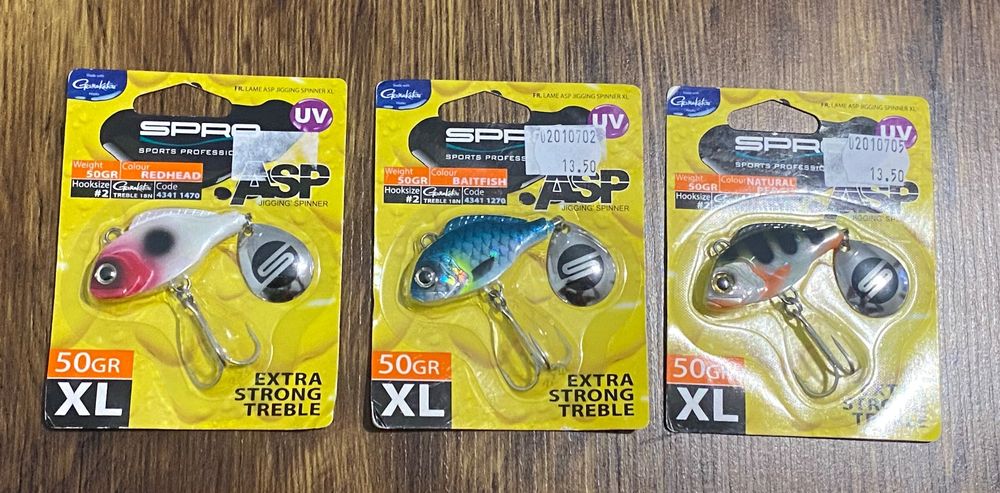 Spro ASP Spinner UV XL 50 gr - set (Neu und originalverpackt) in Widnau für CHF 26 – mit ...