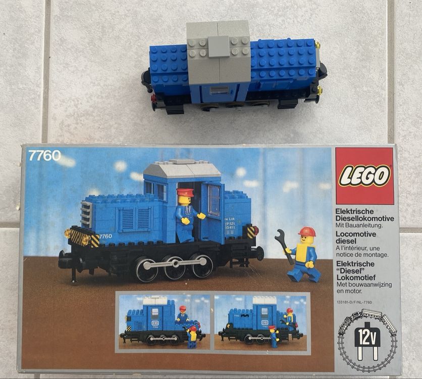 LEGO 7760 Blaue Diesellokomotive 12V, Rarität, Vintage (Gebraucht) in ...
