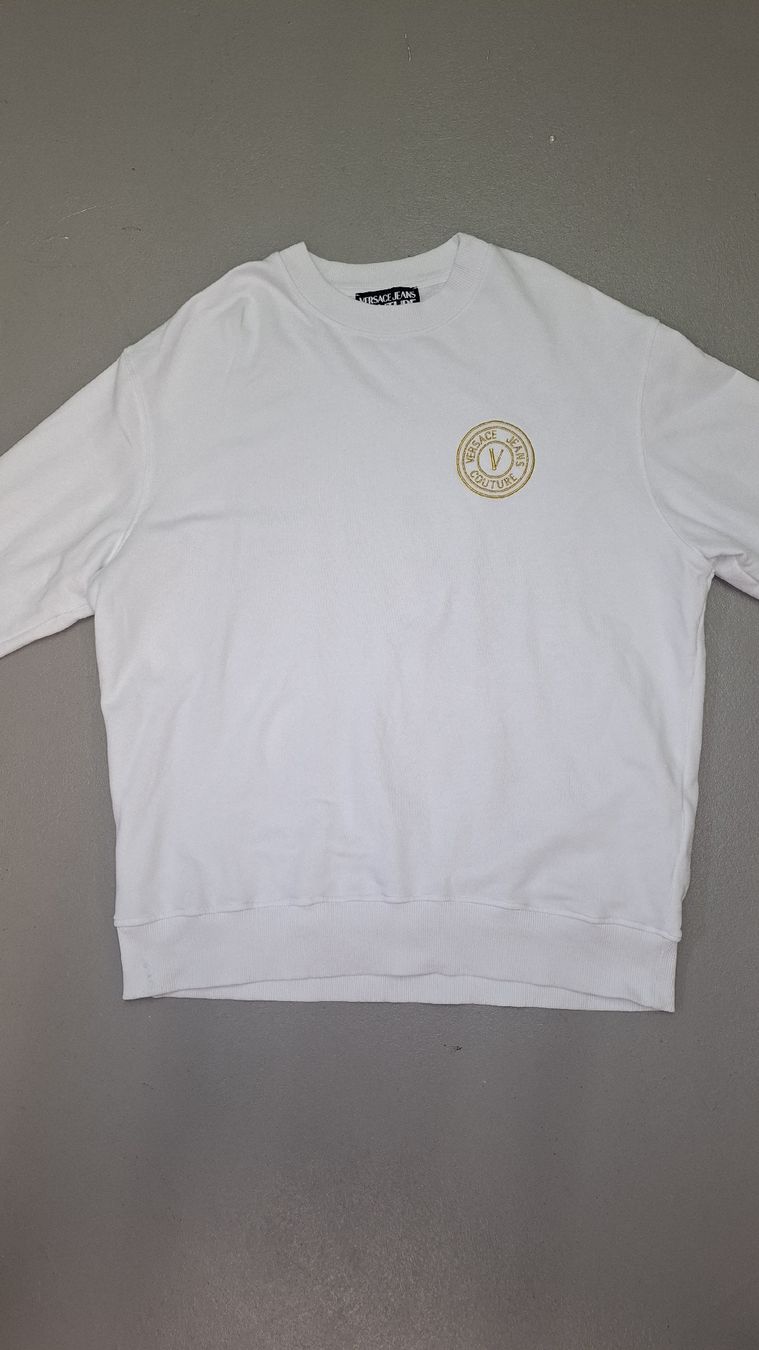 Versace Jeans Couture, Pull Blanc, Taille XL, État Neuf! (Neuf (Voir ...