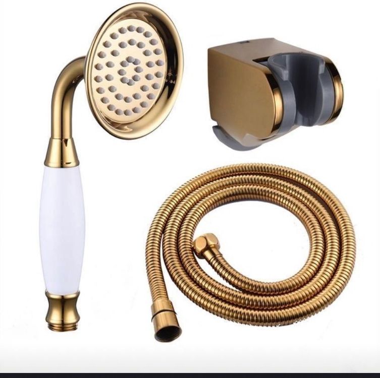 Duschbrause Set mit Schlauch Gold 1 Set! | Kaufen auf Ricardo