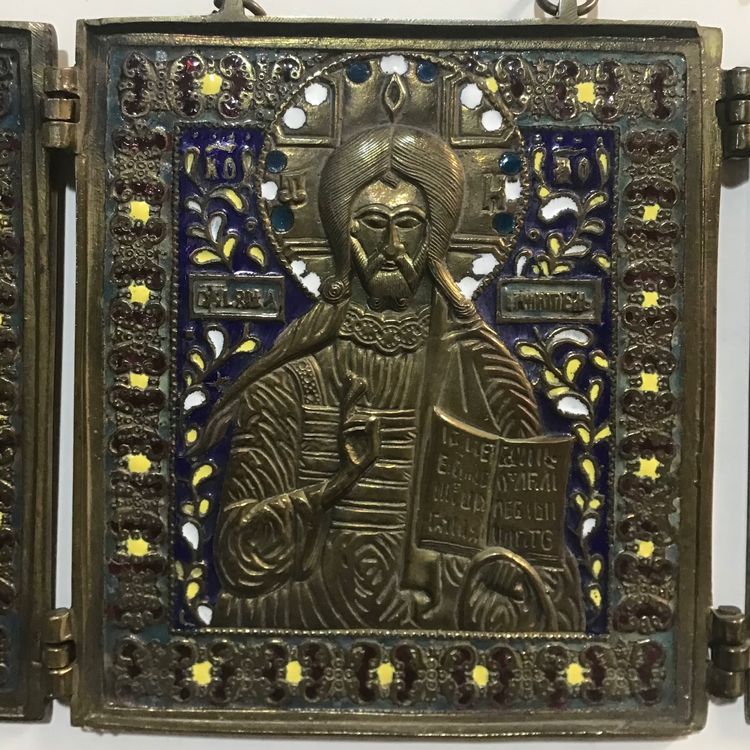 Antike Heilige Russische Email Ikone | Kaufen auf Ricardo