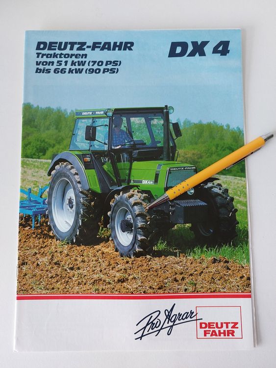 Prospekt Traktor Deutz Fahr DX 4 | Kaufen auf Ricardo