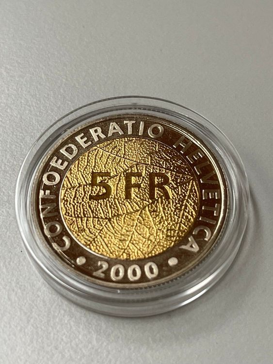 Gedenkmünze 150 Jahre Schweizer Franken 2000 | Kaufen auf Ricardo