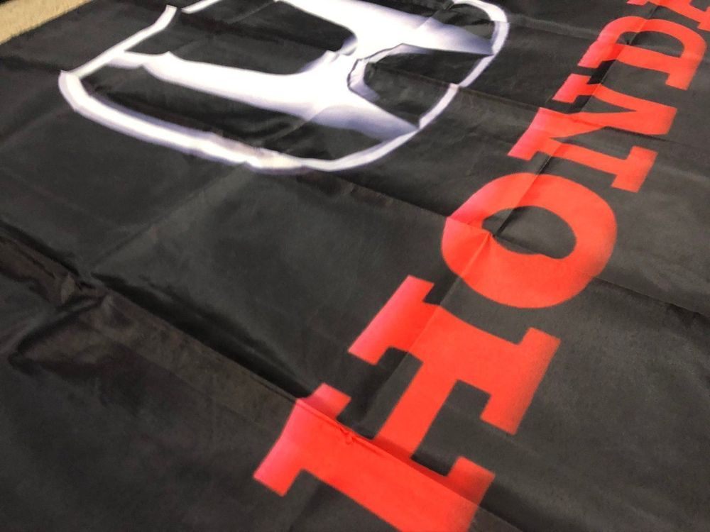 Fahne Honda SCHWARZ BLACK Civic CRX Type R NSX Jazz CR-V | Kaufen auf ...