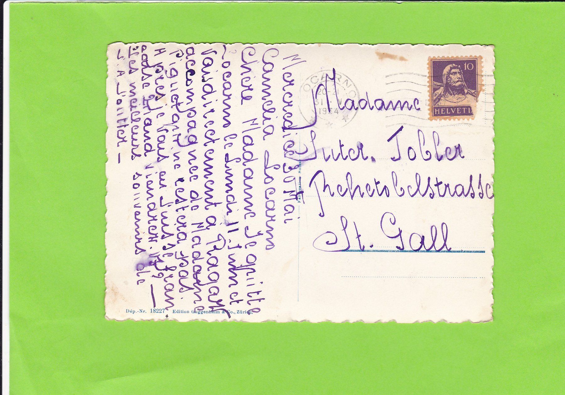 Motivo ticinese-Edition Guggenheim (Gebraucht) in St. Peterzell für CHF ...