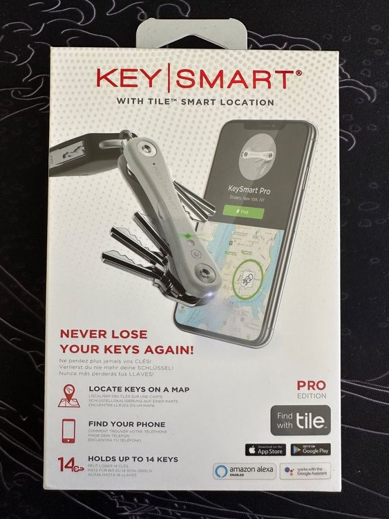 Keysmart mit Tile - Ultra kompakter Schlüsselhalter | Kaufen auf Ricardo