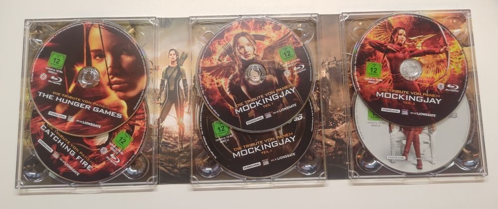 Die Tribute von Panem - Complete Collection [4 BRs+ 2 BR 3D] (Gebraucht) in Liestal für CHF 36 ...