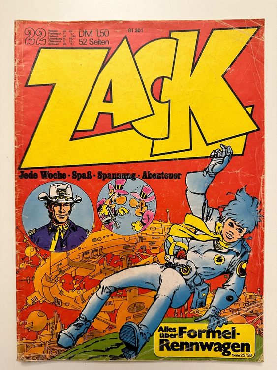 Rarität Zack Comics 22 von 1972 (Gebraucht) in Münsingen für CHF 8 ...