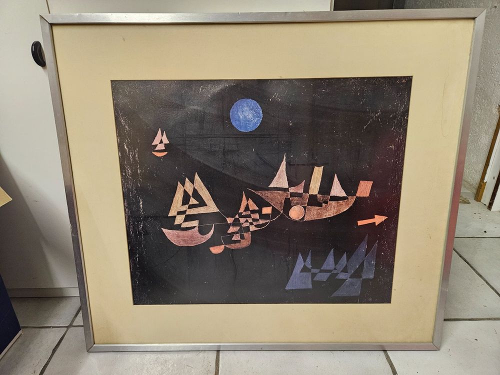 Poster Paul Klee Abfahrt der Schiffe incorniciato sottovetro | Kaufen auf Ricardo