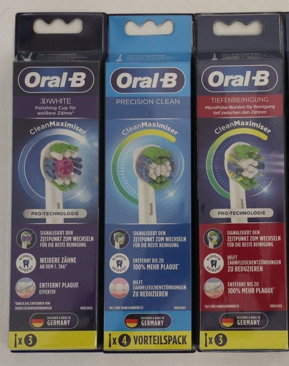 Oral B Aufsteckbürsten neu in OVP, 5 Sets zum Preis von 1 (Neu und originalverpackt) in Itingen ...