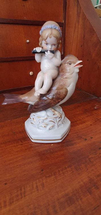 Kind mit Vogel Manufaktur Katzhütte | Kaufen auf Ricardo