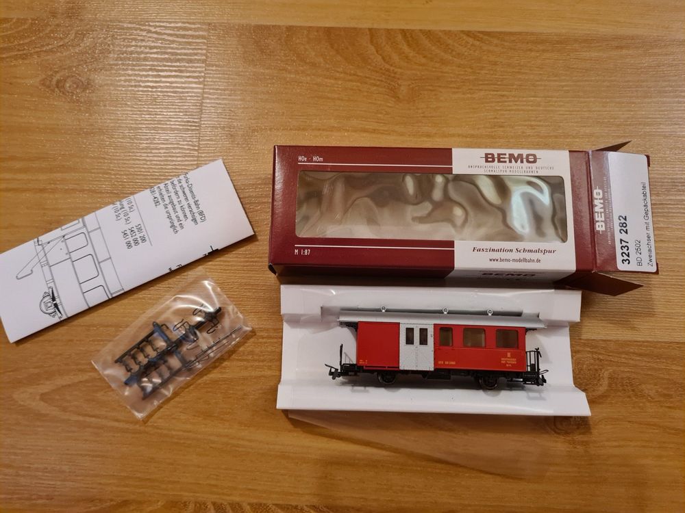 Bemo 3237 282 BD 2502 Zweia. Gepäckwagen (Neu und originalverpackt) in Illhart für CHF 60 – mit ...
