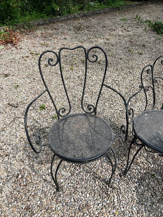 5 alte schöne antike Eisen / Gartenstühle zum renovieren (Gebraucht) in Büren NW für CHF 11 ...