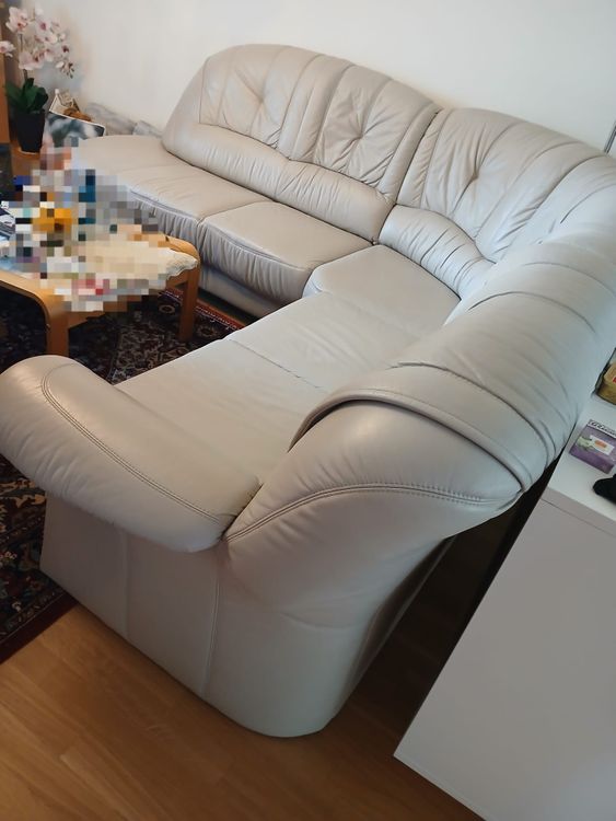 Echt Leder Sofa / Polstergruppe (Gebraucht) in Rothenburg für CHF 499 – nur Abholung auf Ricardo ...