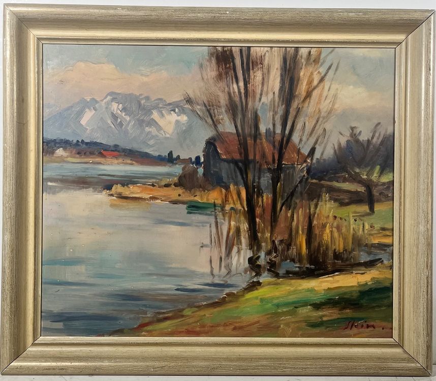 Seelandschaft Gemälde , Signiert : Stein. | Kaufen auf Ricardo