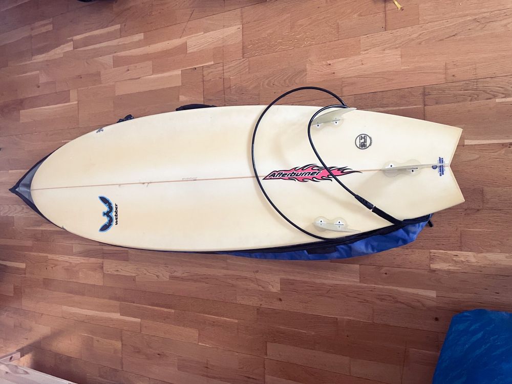 Surfboard Webber Afterburner inkl. Boardbag, Leash, Finnen | Kaufen auf ...