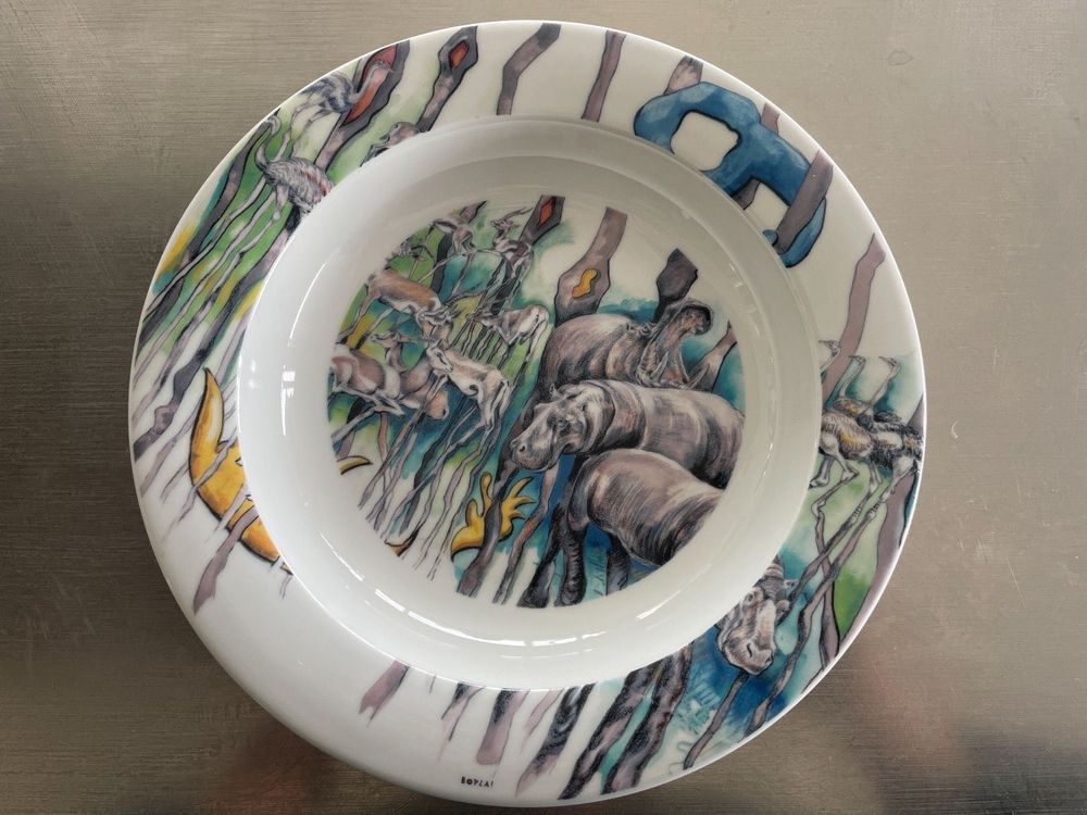 BOPLA Langenthal Suppenteller KITWANA Serie ROLF KNIE neu (Neu und ...