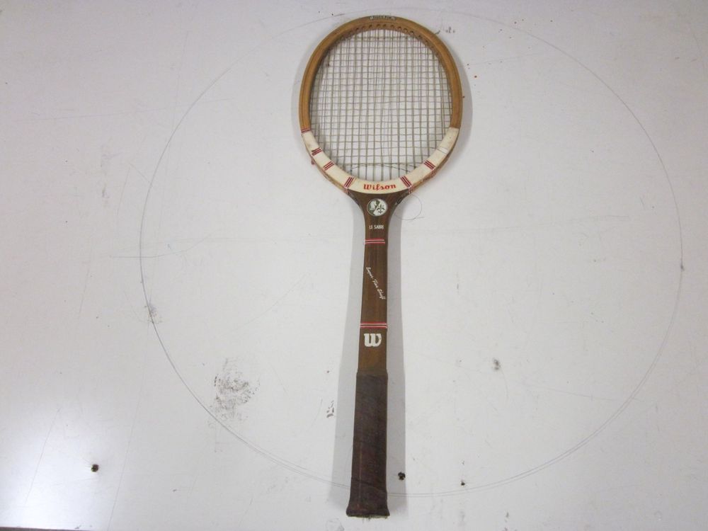 Antik Tennisschläger Raquette Wilson Le Sabre 1970 | Kaufen auf Ricardo