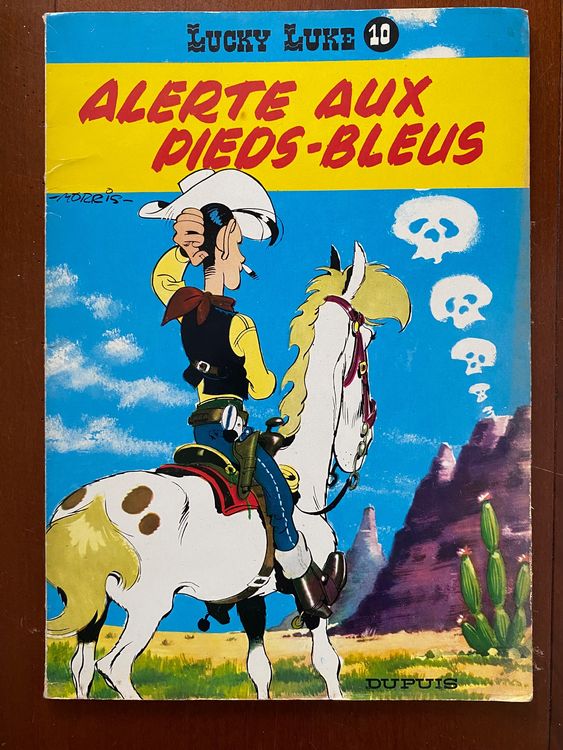 vintage LUCKY LUKE 10 - Alerte aux Pieds-Bleus - Dupuis 1972 (Gebraucht ...