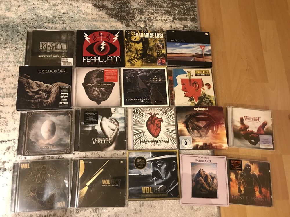 18 Metal & Rock CD‘s Volbeat, Pearl Jam, Primordial etc. | Kaufen auf ...