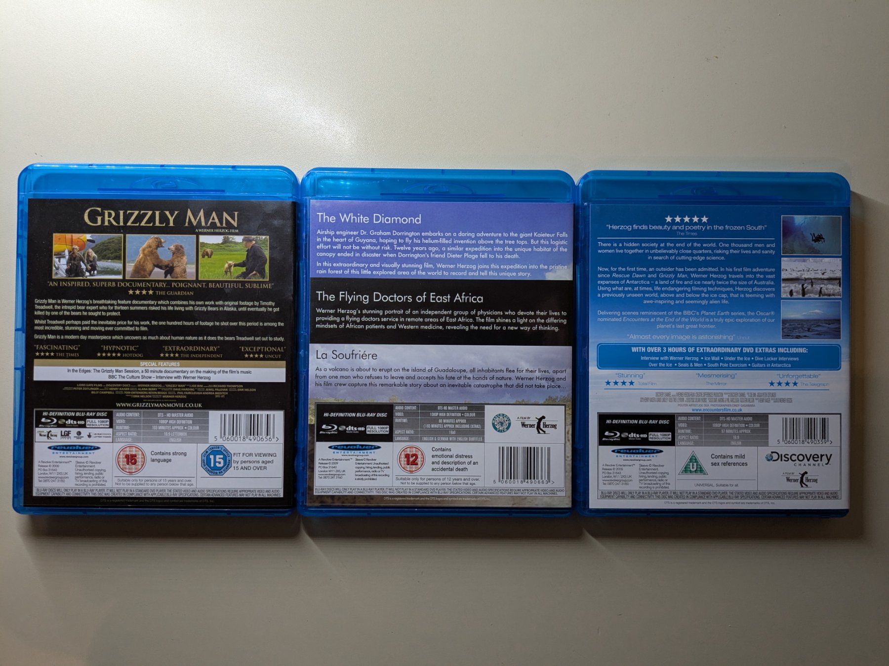 Werner Herzog: Encounters In The Natural World [3 Blu-rays] (Gebraucht ...