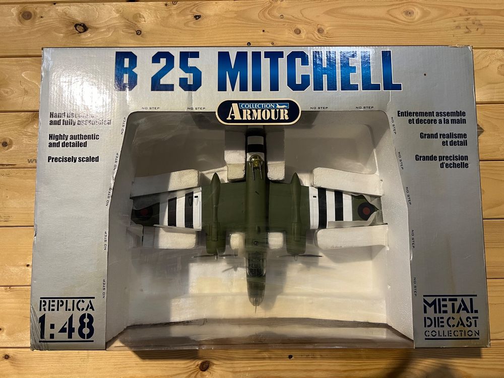 B25 MITCHELL, UK Royal Air Force WWII 98 SQN "GRUMPY" 1:48 (Neu und ...