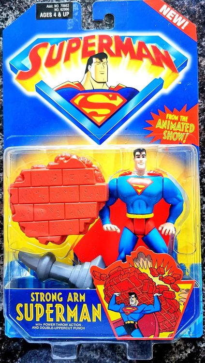 Strong Arm Superman 2001 Action Figur DC Comics Man of Steel (Neu und ...
