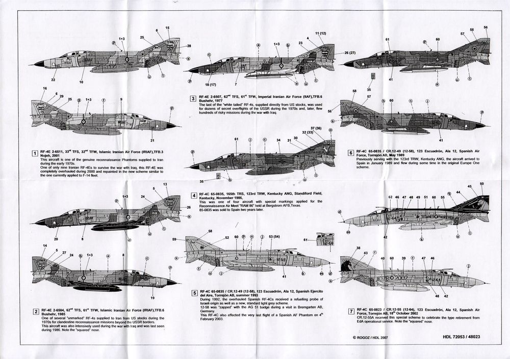 1/72 RF-4C Phantom Decal (Neu und originalverpackt) in Sion für CHF 6 – mit Lieferung auf ...