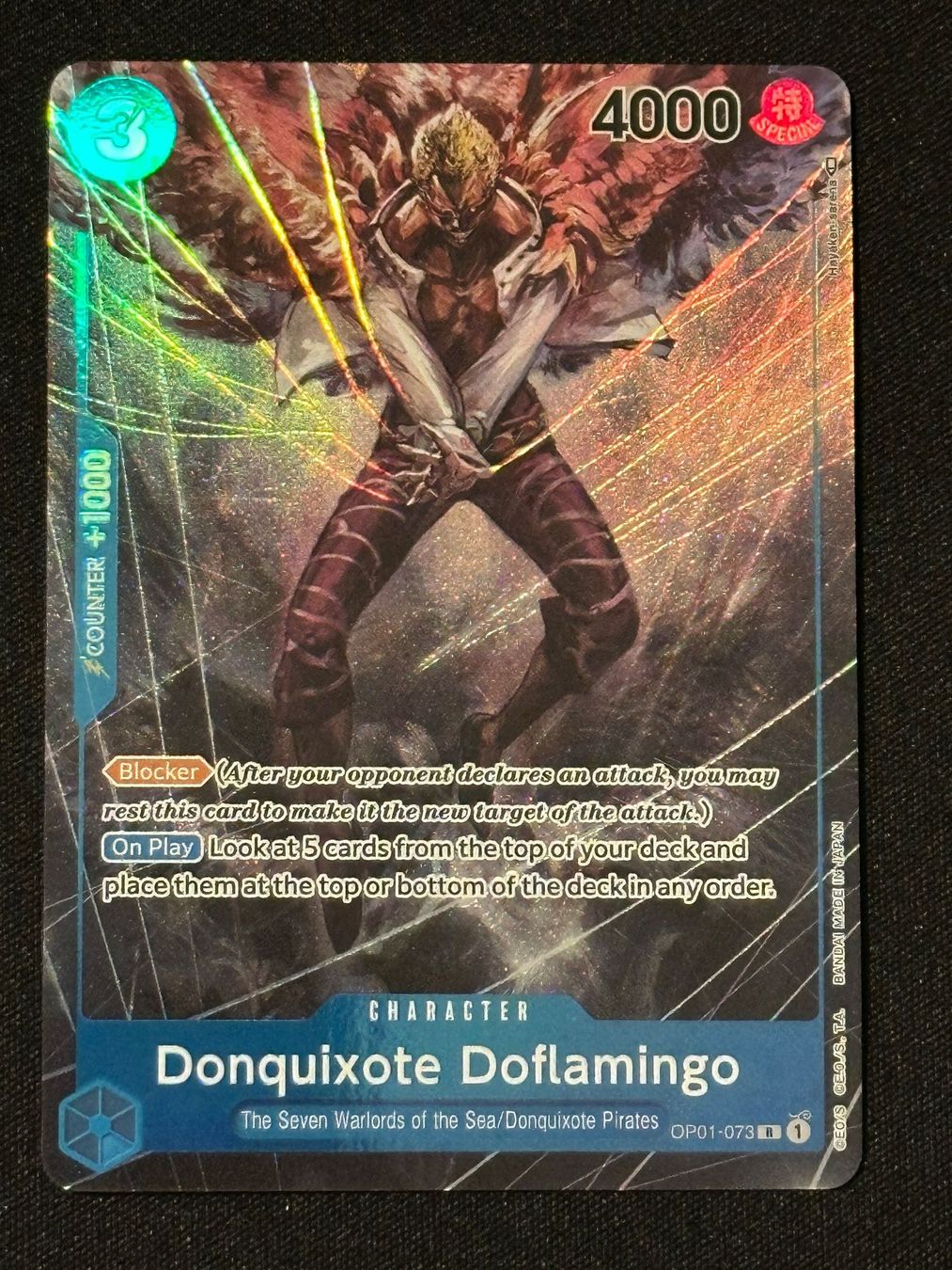 Donquixote Doflamingo OP01-073 V.2 – One Piece TCG – NM (Gebraucht) in ...
