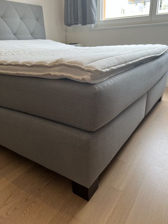 Boxspring Bett Hasena grau, sehr gut erhalten (Gebraucht) in Sachseln ...