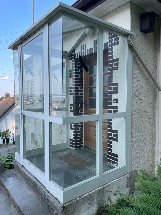 Windfang aus Glas und Metall (Gebraucht) in Zürich für CHF 1 – nur ...