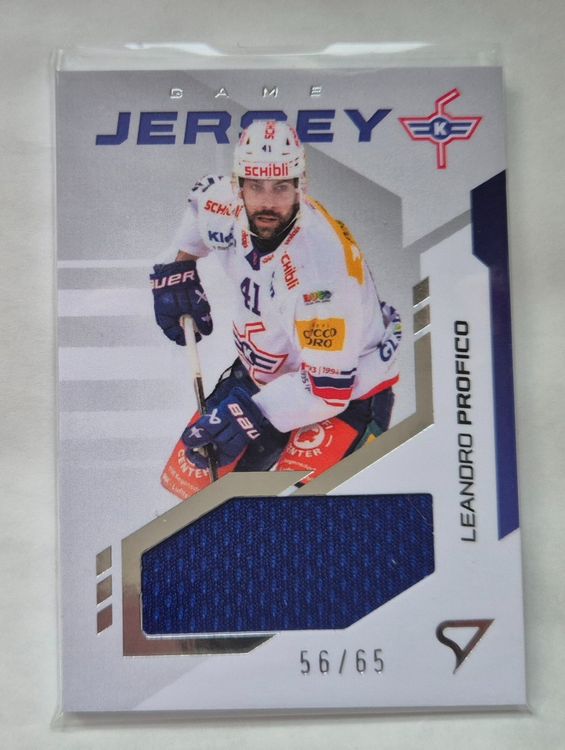 Leandro Profico Game Jersey Card, Kloten 56/65 (Neu (gemäss ...