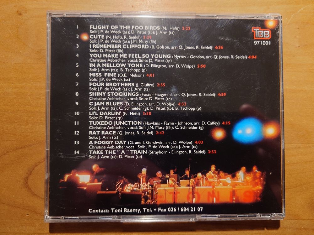 Toni's Big Band - Basic & Tonic CD, Jazz (Gebraucht) in Bern für CHF 3 ...