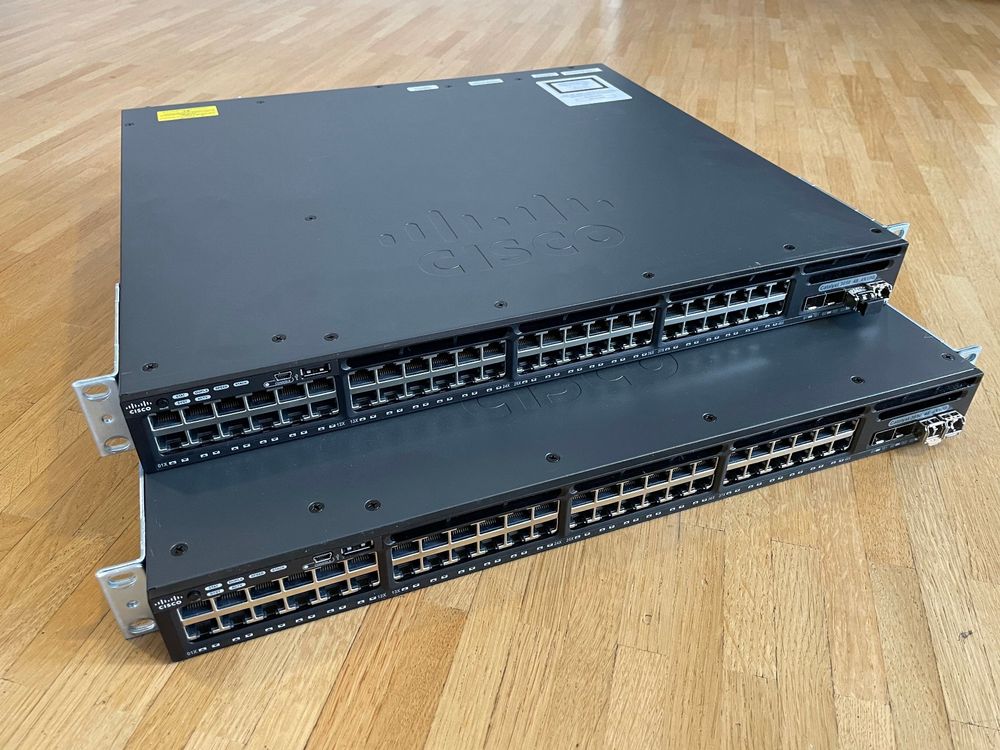 2 Cisco Catalyst 3650 (48-Port) - 4 10Gbit SPF (Gebraucht) in ...