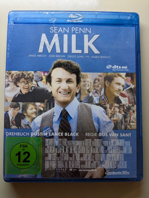 "Milk" von Gus Van Sant [Blu-ray/neu & OVP] (Neu und originalverpackt ...