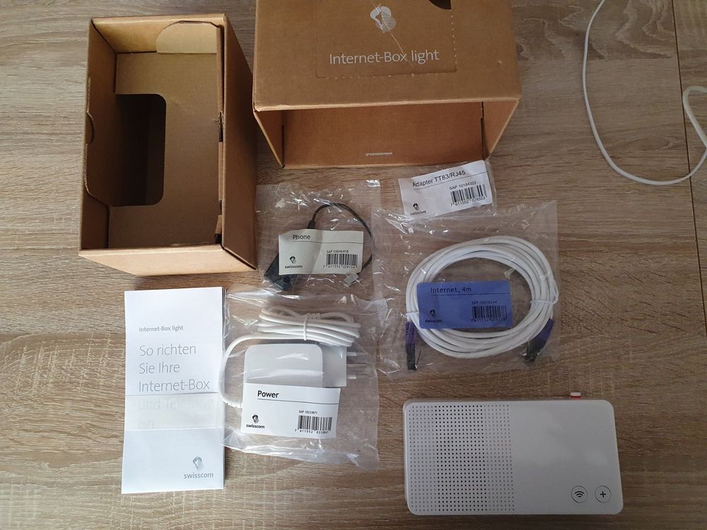 Swisscom Internet-Box light (Neu und originalverpackt) in Zürich für ...