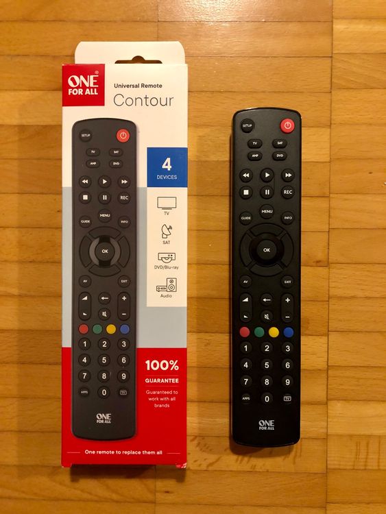 One For All Contour 4 Universalfernbedienung (URC1240) (Neu (gemäss ...