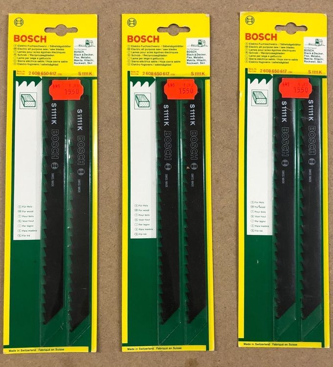 Stich-Säge Blätter zu Fuchsschwanz Bosch PFZ 550 PE | Kaufen auf Ricardo