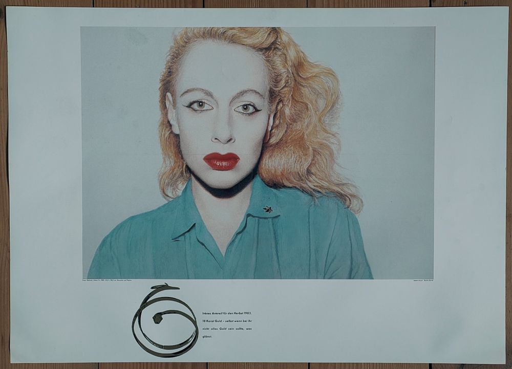 Franz Gertsch «Irène V; Armreif 1981», Herbst 1983, Druck | Kaufen auf Ricardo