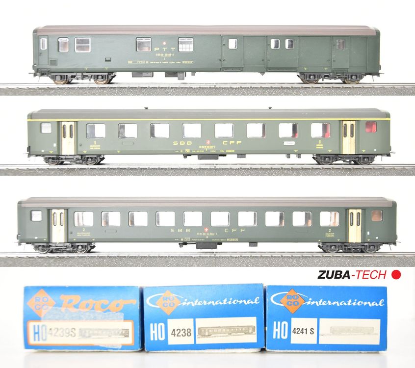 Roco 3x EW I/II Personenwagen der SBB, H0 GS mit OVP | Kaufen auf Ricardo