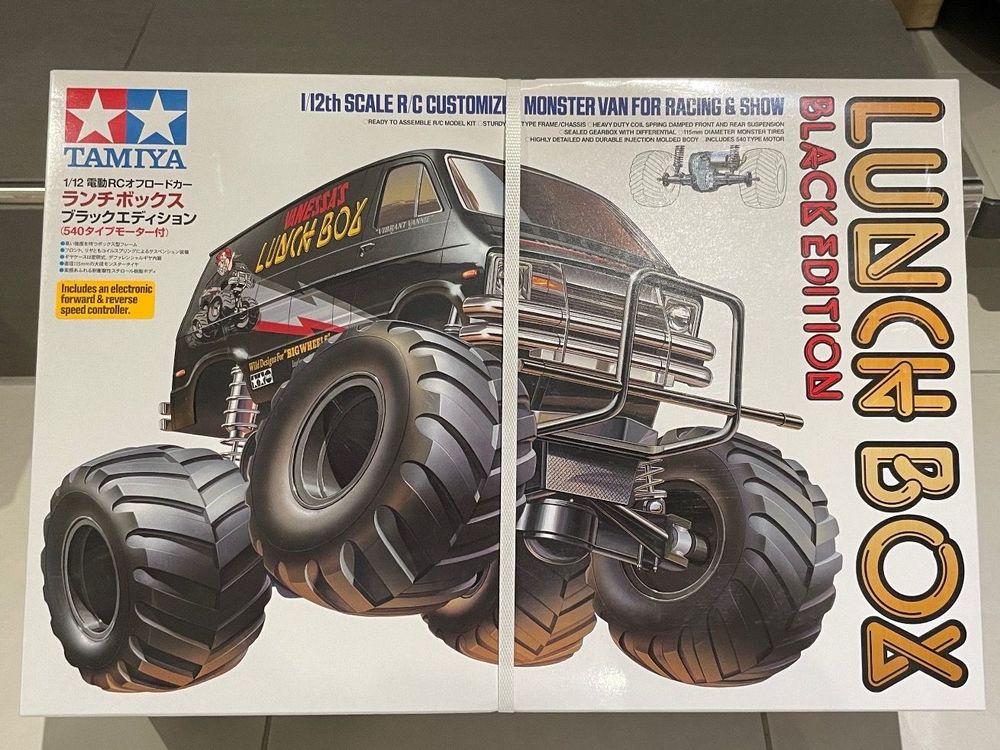 Tamiya Lunch Box „Black Edition“ NEU (Neu und originalverpackt) in für ...