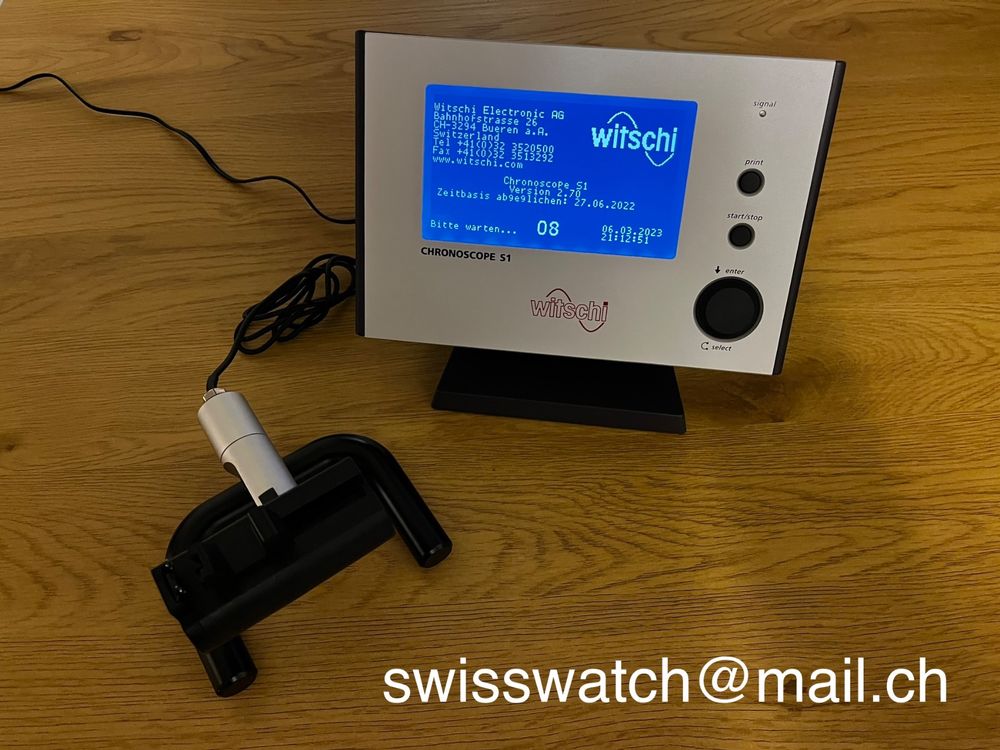 Witschi Chronoscope S1 (Neu (gemäss Beschreibung)) in Basel für CHF 2500 – mit Lieferung auf ...