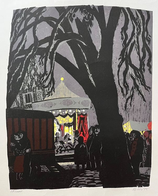 Heinz Keller (1928) Grosse Lithographie Handsigniert (Gebraucht) in Hochdorf für CHF 25 – mit ...