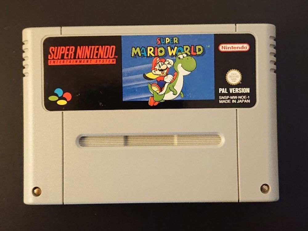 Super Nintendo SNES - Super Mario World - PAL NOE-1 - Modul (Gebraucht ...